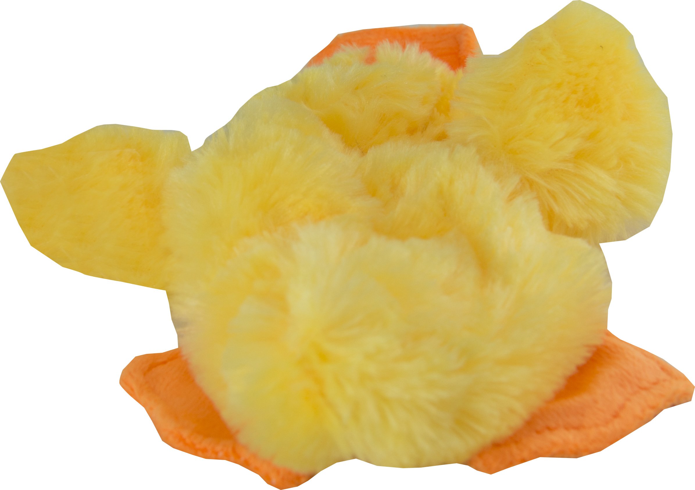 HUMMINGBIRD 8-Inch Small Duck Plush No-Stuffing Dog Toy Squeak Toy (Yellow)
