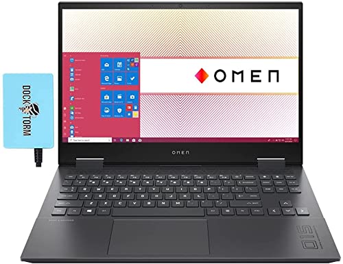 HP Omen 15.6" 144Hz FHD Gaming Laptop (AMD Ryzen 9 5900HX 8-Core, 16GB RAM, 1TB PCIe SSD, GeForce RTX 3070 8GB, VR Ready, (4-Zone) RGB Backlit KYB, WiFi 6, BT 5.2, HD Webcam, W11P) w/Hub