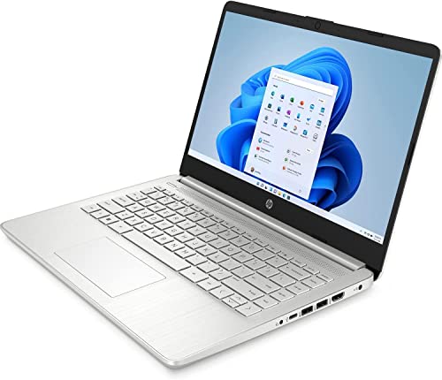 HP Laptop 14-DQ5043CL 14" Full HD, Intel Core i3-1215U, Intel UHD Graphics, 8GB DDR4 RAM, 512GB SSD Storage, Windows 11 Home, Natural Silver (Renewed)