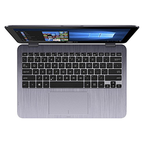 2018 Newest Business Asus VivoBook Flip 11.6" 2-in-1 HD Touchscreen Laptop/Tablet, Intel Dual Core N3350, 4GB DDR3 RAM, 500GB HDD, WiFi, Fingerprint Reader, Windows 10 Home, Stylus Pen Included