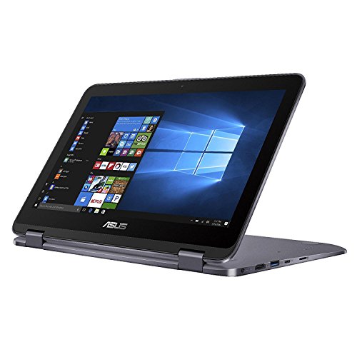 2018 Newest Business Asus VivoBook Flip 11.6" 2-in-1 HD Touchscreen Laptop/Tablet, Intel Dual Core N3350, 4GB DDR3 RAM, 500GB HDD, WiFi, Fingerprint Reader, Windows 10 Home, Stylus Pen Included