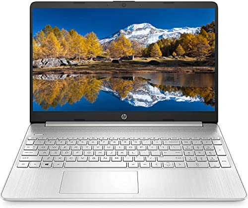 HP 2022 15'' HD IPS Laptop, Windows 11, Intel Pentium 4-Core Processor Up to 3.0GHz, 8GB RAM, 256GB SSD, HDMI, Super-Fast 6th Gen WiFi, Dale Silver (Renewed)