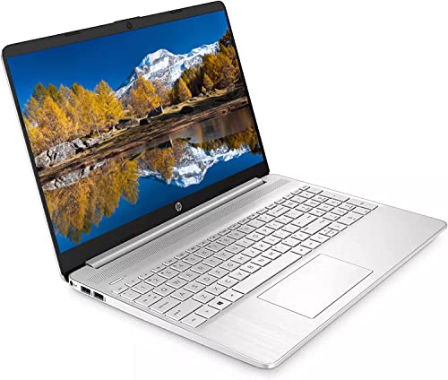 HP 2022 15'' HD IPS Laptop, Windows 11, Intel Pentium 4-Core Processor Up to 3.0GHz, 8GB RAM, 256GB SSD, HDMI, Super-Fast 6th Gen WiFi, Dale Silver (Renewed)