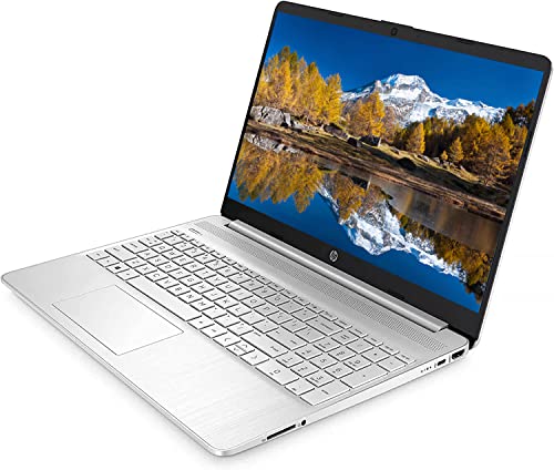 HP 2022 15'' HD IPS Laptop, Windows 11, Intel Pentium 4-Core Processor Up to 3.0GHz, 8GB RAM, 256GB SSD, HDMI, Super-Fast 6th Gen WiFi, Dale Silver (Renewed)