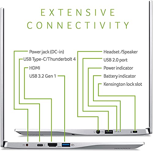 Acer Swift 3 Thin & Light Laptop, 14" FHD Display, Intel EVO Core i7-1165G7 Processor, 8GB RAM, 1TB NVMe SSD, Wi-Fi 6, Fingerprint Reader, Backlit Keyboard, Windows 11 Home