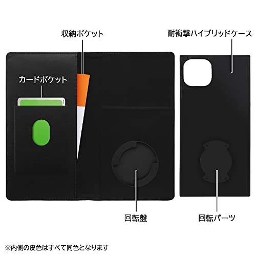 Digital Alchemist [Thorough Protection Squl Skul] iPhone 14 Plus Case Disney Character Notebook Type Leather Case Notebook Cover Mickey Mouse Motif Pattern