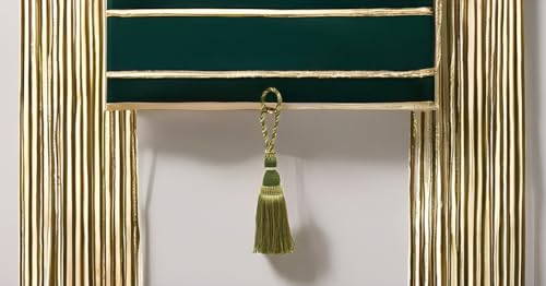 Beautiful Large 8" (20cm) Tassel (KTH8) Olive Garden Green Multicolor #010 (Yellow Green, Sage Green, Olive Green, Off White) Individually Sold