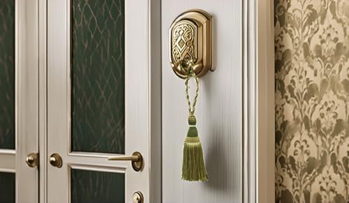 Beautiful Large 8" (20cm) Tassel (KTH8) Olive Garden Green Multicolor #010 (Yellow Green, Sage Green, Olive Green, Off White) Individually Sold