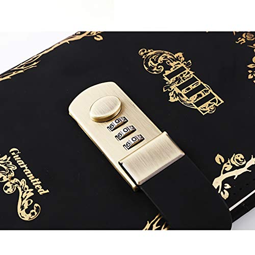 Journal Classic Lined Notebook Digital Password Notebook Hardcover Writing Journal with Lined Pages,Notebook for Work Student A5 Notebook (Color : White)