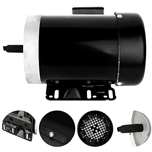 1HP Electric Motor 1725 RPM General Purpose Three Phase Motor 56C Frame 5/8“ Shaft Diameter Rolled Steel Shell 60HZ 230V/460V TEFC