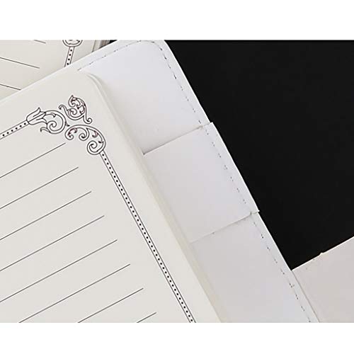 wyh Composition Classic Lined Notebook Digital Password Notebook Hardcover Writing Journal with Lined Pages,Notebook for Work Student A5 Journal (Color : Blue)