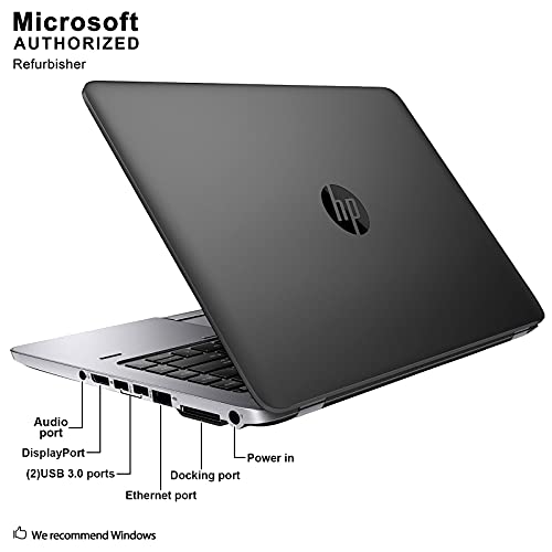HP Elitebook 840 G1 14.0 Inch High Performanc Laptop Computer, Intel i5 4300U up to 2.9GHz, 16GB Memory, 256GB SSD, USB 3.0, Bluetooth, Window 10 Professional (Renewed)