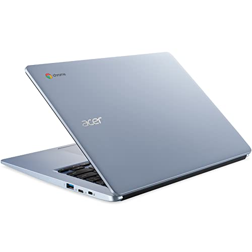 Acer Chromebook 314 14" Touchscreen Laptop Computer, Intel Celeron N4000 up to 2.6GHz, 4GB LPDDR4 RAM, 64GB eMMC, 802.11AC WiFi, BT 5.0, Type-C, Silver, Chrome OS, BROAGE 3 Feet USB Extension Cable