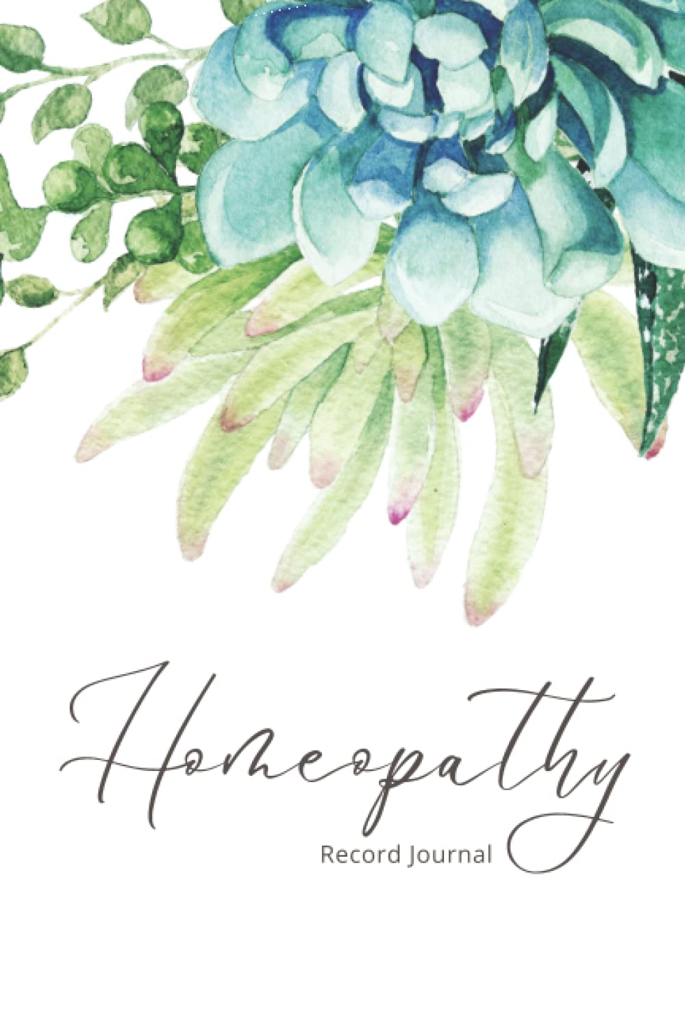 Homeopathy Record Journal: 6x9" Paperback Notebook for Homeopathic Cases for Household or Individuals