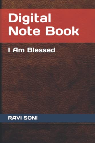 Digital Note Book: I Am Blessed