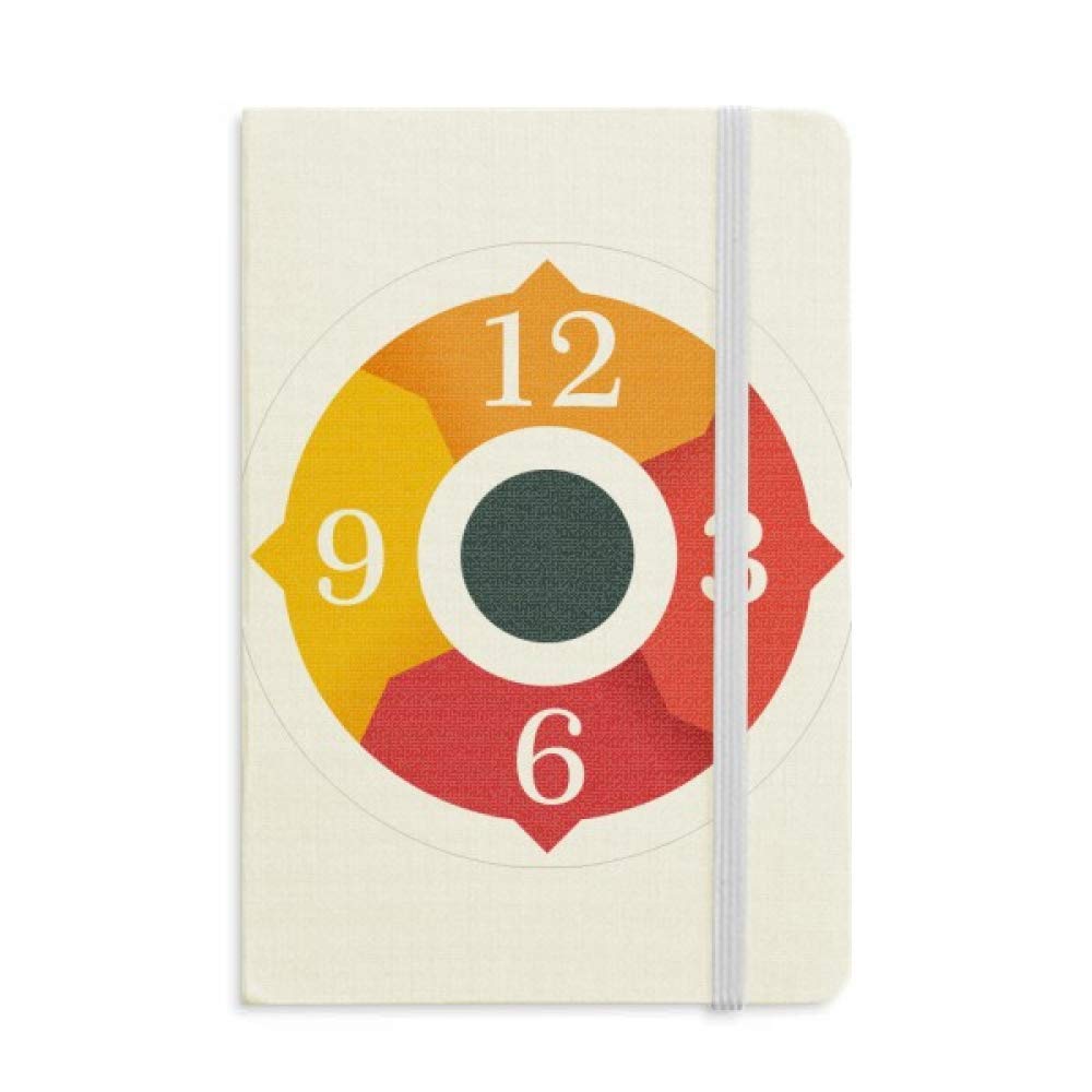 Digital Average Distribution Dial Notebook Official Fabric Hard Cover Classic Journal Diary