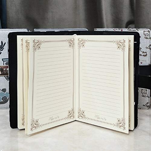 Journal Digital Password Notebook Lock Diary Fabric Cover Privacy Locking Journals Diary Writing Notebook Thick Planner Agenda Personal Diary Notebook Diary (Color : E)