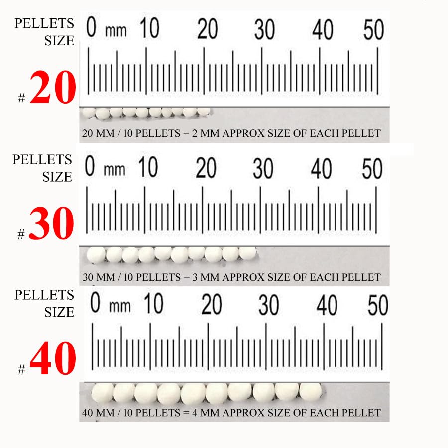 Sugar GLOBULES - Homeopathy Blank PELLETS Size 30 - DMF Grade - 6 Pack