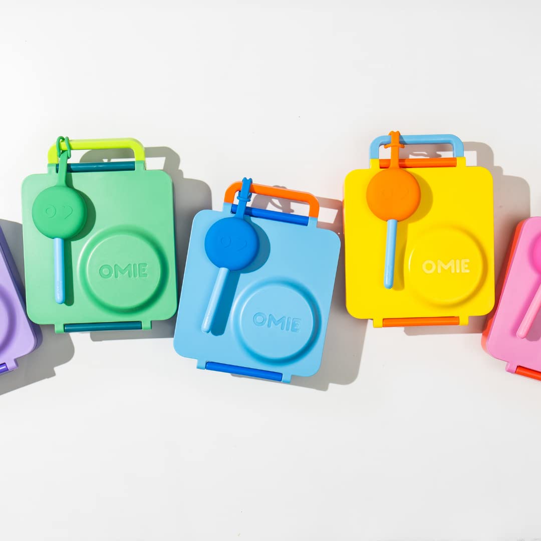 Omie OmieBox Utensil Refill Pack for OmiePod - Matches Bubble Pink or Lilac Purple OmieBox Utensil Set with Case - Reusable, Travel, Lunch Boxes - 6 pieces total (3 spoons + 3 forks) PODS NOT INCLUDED