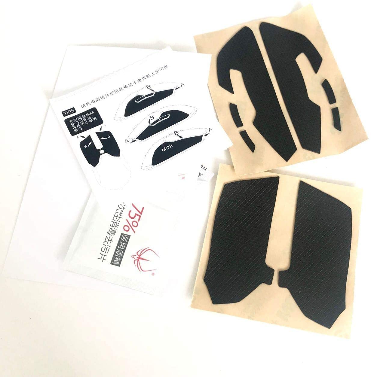 Mouse Anti-Slip Tape Elastics Refined Side Grips Sweat Resistant Pads/Anti Sweat Paste for Razer Viper Ultimate Wireless and Viper Wired Gaming Mouse