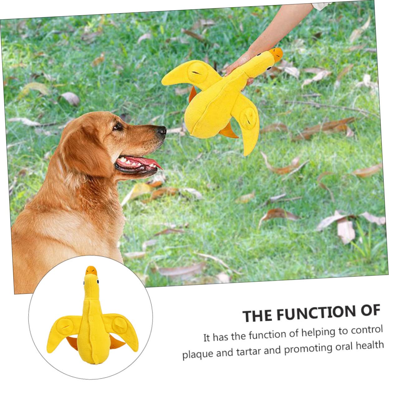 BCOATH Multifunctional Dog Chew Toy Squeaky Pet Molar Toy Interactive Plush Puppy Doll Stuffed Animal for Aggressive Chewers and Teething Puppies