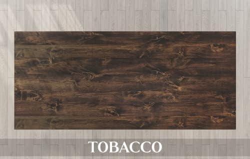 JAMES + JAMES Knotty Alder Round Top Heirloom Pedestal Table (Tobacco, 48" Round x 30" H)
