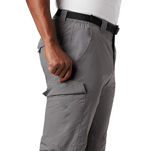 Columbia Men's Silver Ridge Cargo Pant, City Grey, 44W x 34L