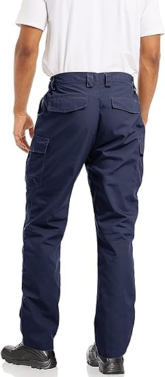 MAGCOMSEN Hiking Pants for Men Quick Dry Military Pants Tactical Pants 9 Pockets Outdoor Pants for Men Lightweight Pants Navy 38