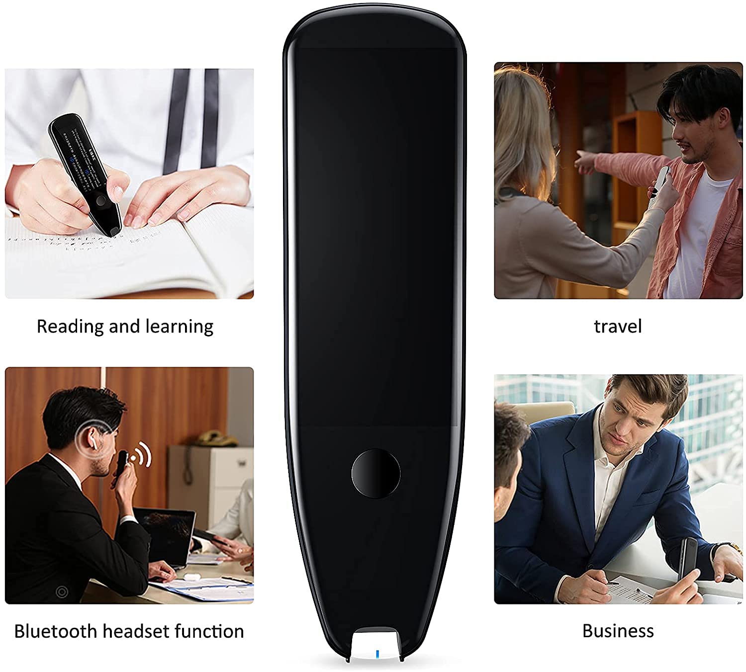 Translation Scanning Pen, Speech & Scan to Text, OCR Pen Scanner and Reader, 112 Language Digital Reader Pen Voice Language Translator Device, Speech and Scan to Translate