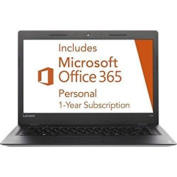 2016 Newest Lenovo Ideapad 14-inch Laptop, Intel Dual-Core Celeron N3050 Processor, 2GB DDR3L Memory, 64GB SSD, 1366 X 768 HD, HDMI, 802.11AC, Webcam, Free 1 year office 365, Windows 10 - Silver