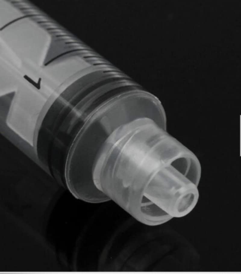 4 Pack 50ml Plastic Syringe Luer Lock With Measurement No Needle for Scientific Labs Liquid Measuring