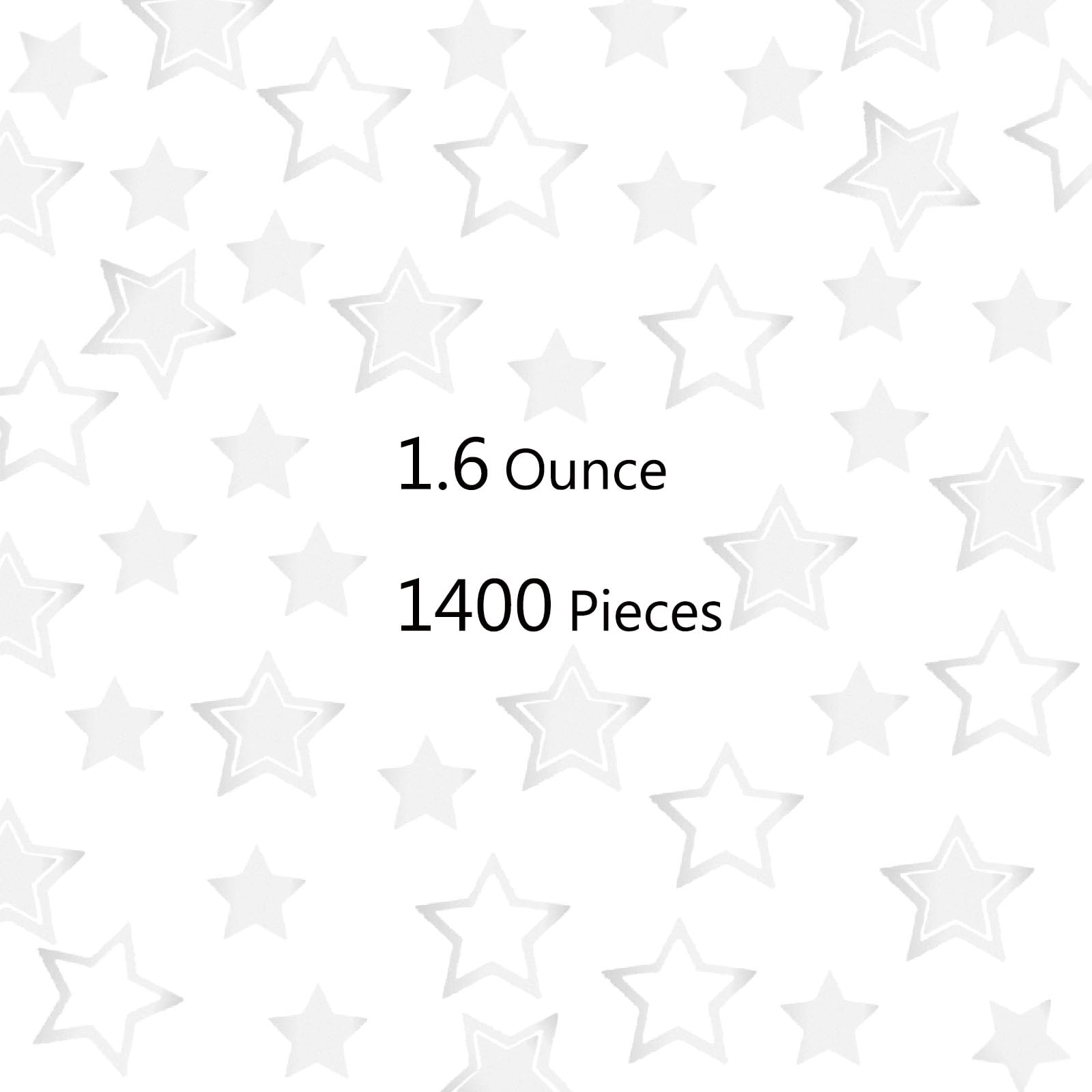 Confetti Star Confetti Birthday Party Scatter Wedding Party Sequins Glitter Metallic Table Decoration for Anniversary Birthday Retirement Weeding event Supplies.(Star 2 Size Silver)