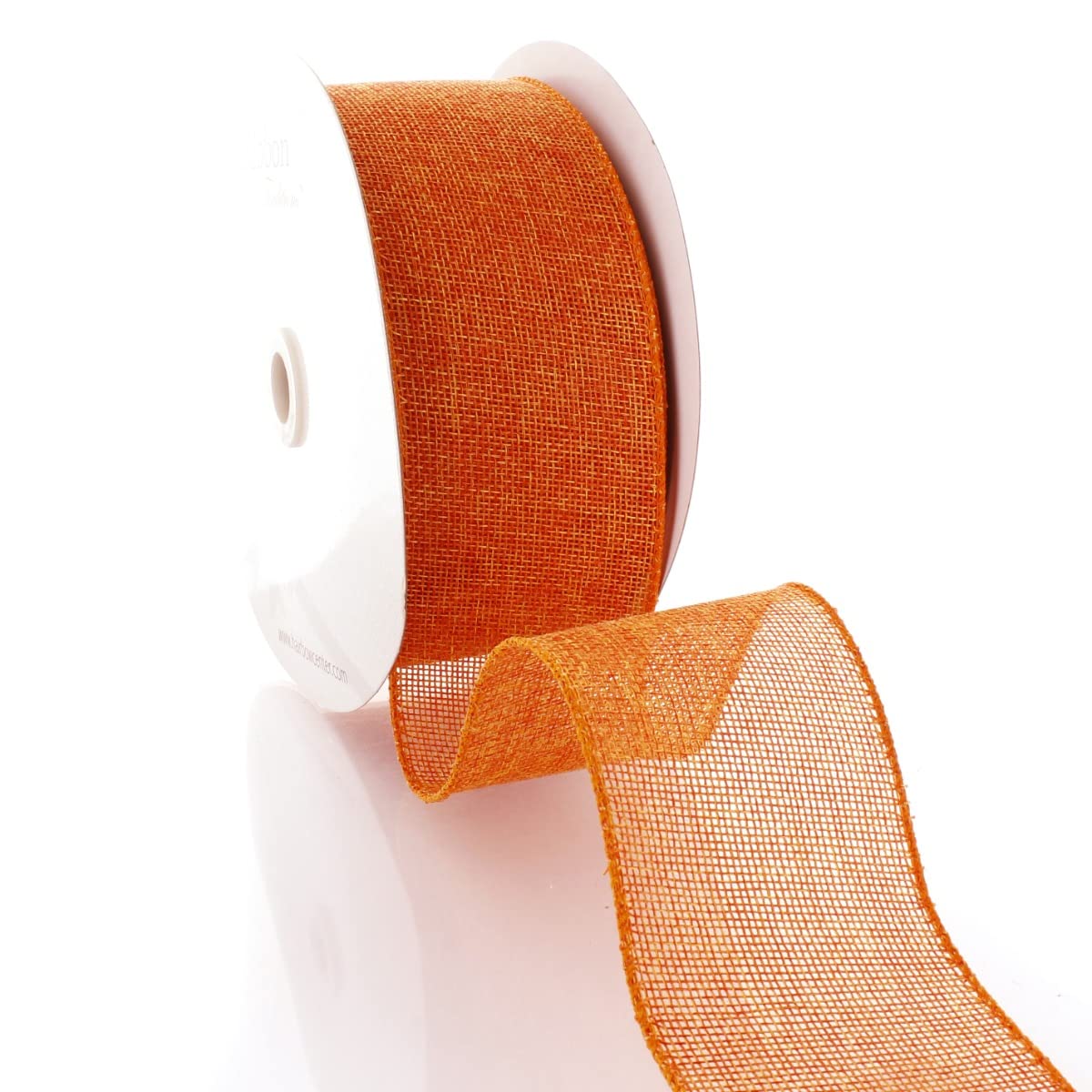 Ribbon Traditions 2.5" Wired Burlap Ribbon Rustic Brown 10 Yards