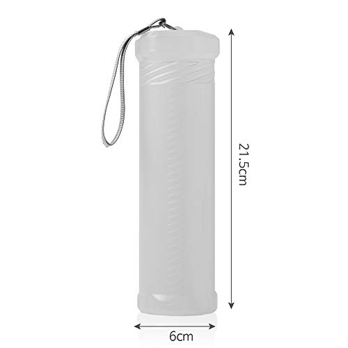 Extendable Plastic Brush Case Clear Paint Brush Holder Long Brushes Tube Storage Watercolor Pen Container Drawing Tools TPPI40647