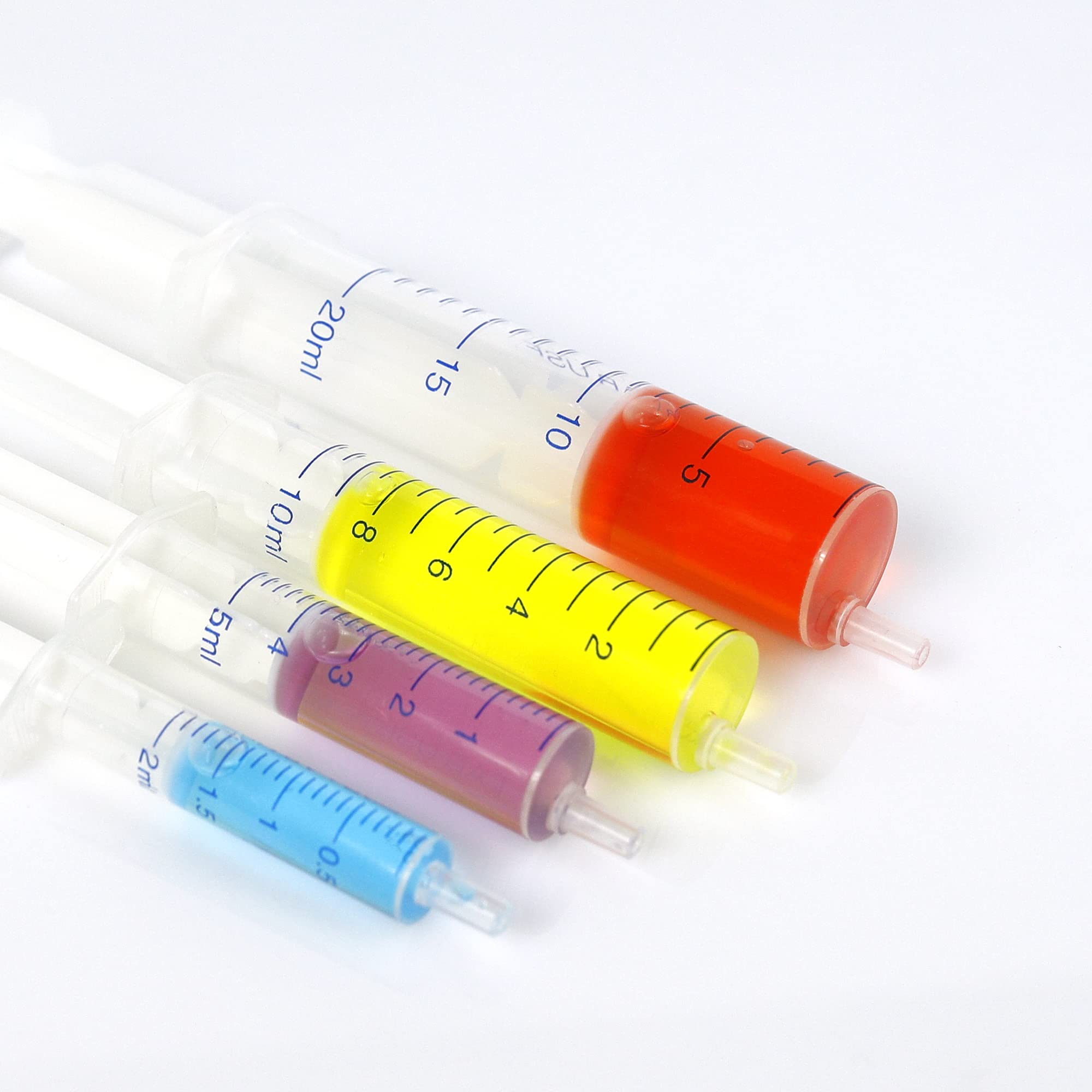 12 Pack 5 ml Syringe, luer slip syringe, without needle for Liquid refilling, DIY Crafts, Scientific Labs by Labfil