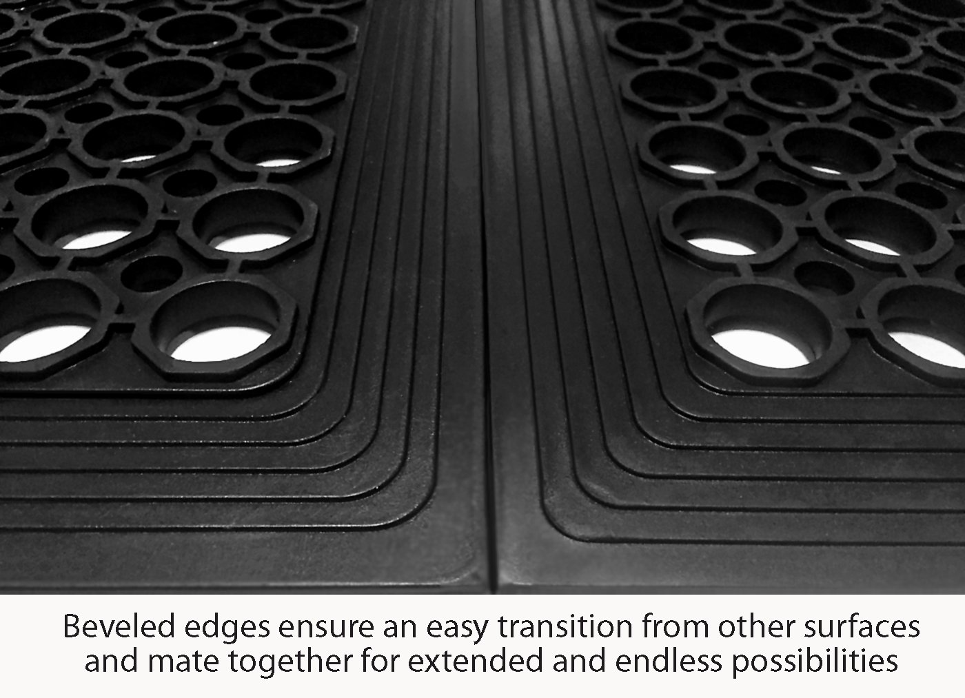 Shepherd Hardware 8102E Indoor/Outdoor Recycled, 24 x 36 x 1/2 Inches, Black Rubber Mat, 2' x 3' x 1/2"