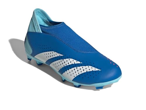 adidas Predator Accuracy.4 Turf Sneaker, Bright Royal/White/Bliss Blue, 3 US Unisex Little Kid