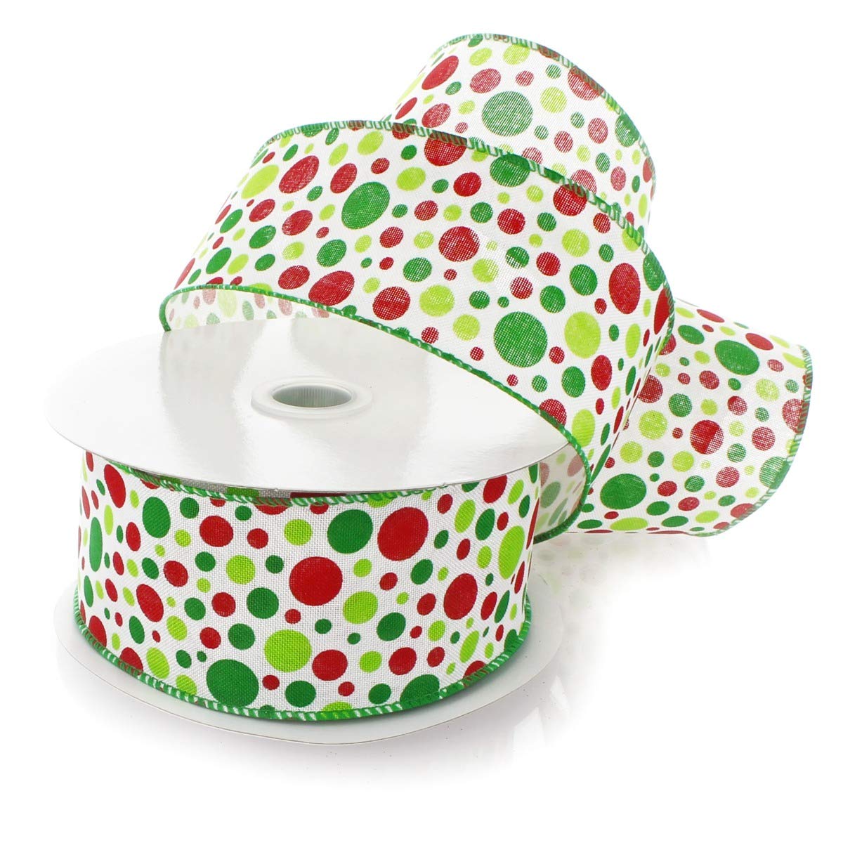 Ribbon Traditions Shimmer Poinsettia Wired Ribbon 2 1/2" by 10 Yards