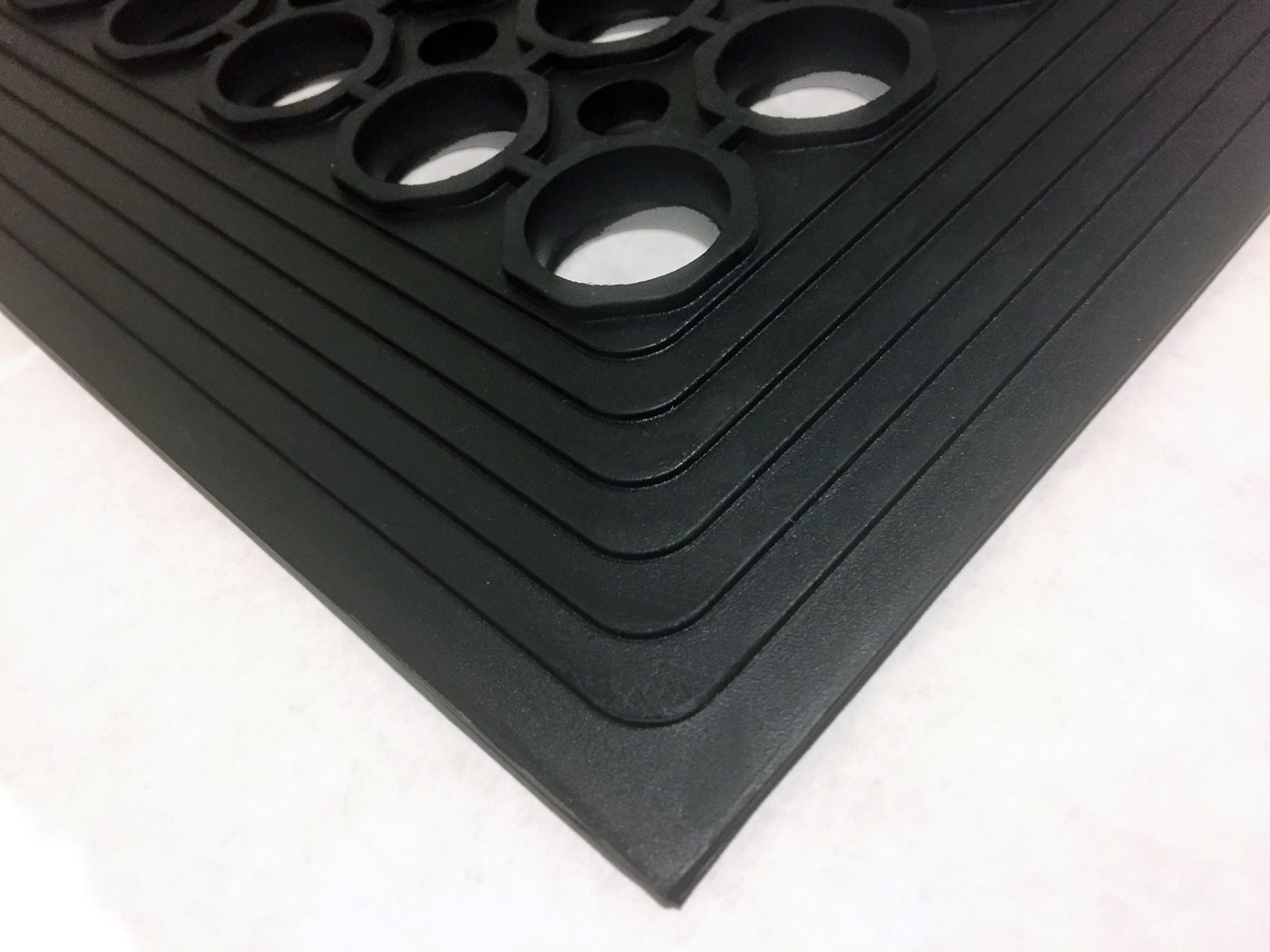 Shepherd Hardware 8102E Indoor/Outdoor Recycled, 24 x 36 x 1/2 Inches, Black Rubber Mat, 2' x 3' x 1/2"