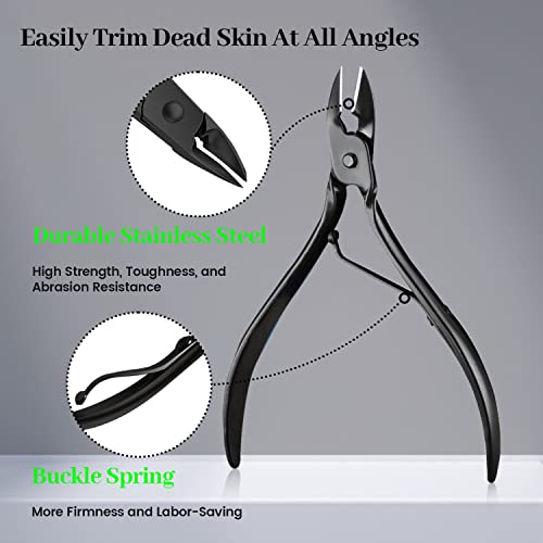 Manicure Set, 21 in 1 Manicure Kit Pedicure Kit Professional Nail Clipper Set Nail Kit For Women Men - Black
