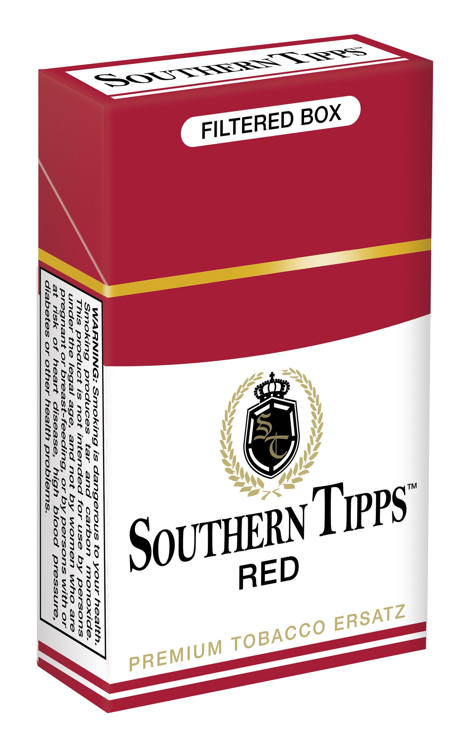 SOUTHERN TIPPS RED PACK HERBAL CIGARETTES - Tobacco & Nicotine Free, Proprietary Botanical Blend, Smooth Smoking Experience, Non-Addictive - 20 Sticks