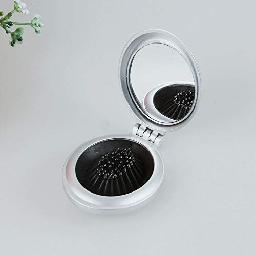 Balancy Oval Travel Hair Brush with Mirror Folding Pocket Hair Brush Mini Travel Comb with Makeup Mirror (6 pcs)