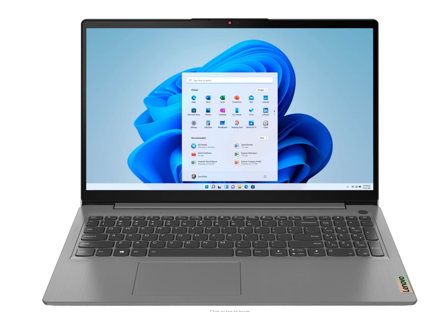 Lenovo Ideapad 3 15.6-inch FHD Touch Screen Laptop Intel Core i5 11th Gen 12GB RAM, 256GB SSD HDMI Baclit Keyboard Arctic Grey Windows 11 (Renewed)