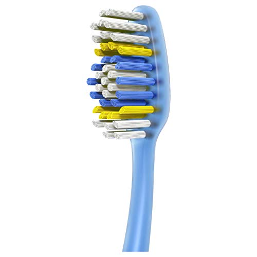 Colgate Extra Clean Toothbrush, Soft Toothbrush for Adults, 3 Count (Pack of 1)