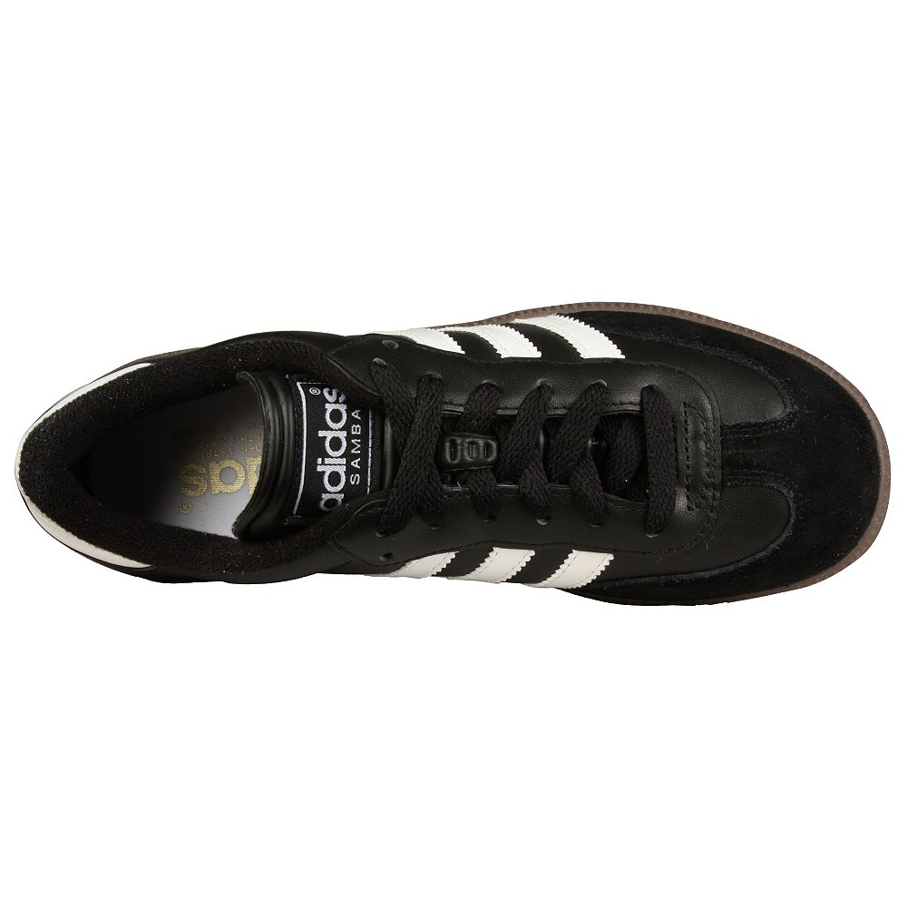 adidas Boy's Samba Classic Soccer Shoe, Black/White/Black, 1.5 Little Kid