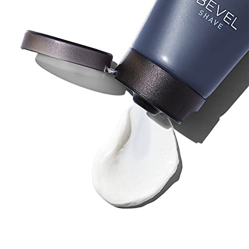 Bevel Shaving Cream for Men, Moisturizing Shave Cream with Aloe Vera and Vitamin E to Soothe Skin and Prevent Razor Bumps, 4 Fl Oz