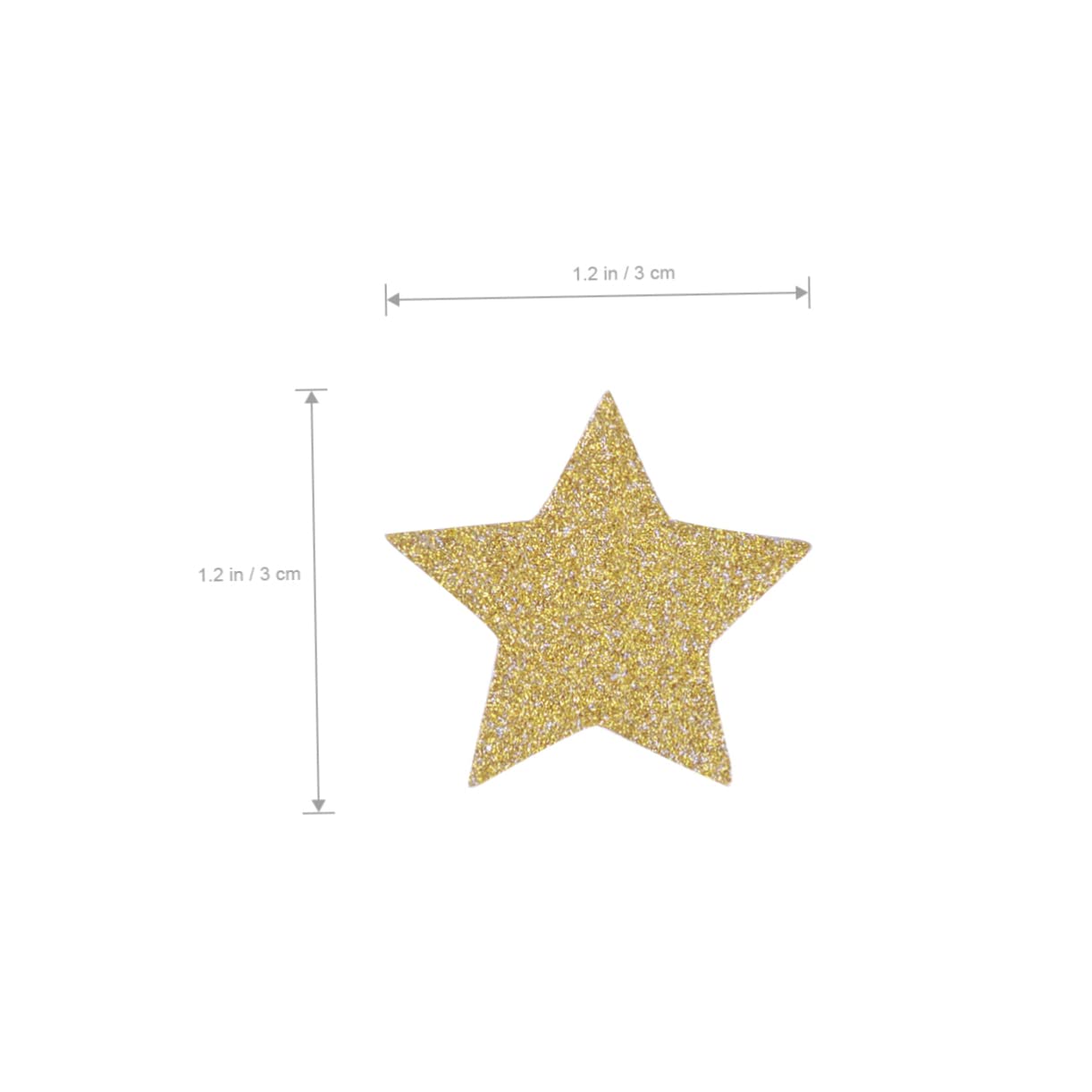 Gadpiparty 100pcs Wedding Table Scatter Five Stars Confetti Star Glitter Confetti for Confetti Paper Heart Confetti Paper Confetti Valentine Confetti Cake Decor Tableware Baby Dining Table