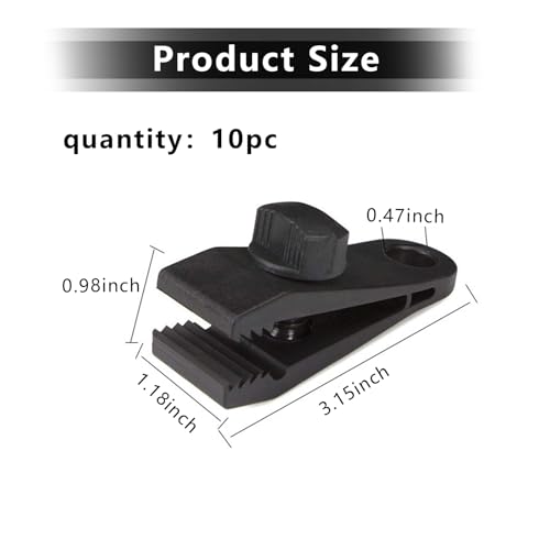 ZBGUN 20 PCS Car Windproof Clip Elastic Cord, Durable Plastic Clip Buckle ,Protect Car Cover from Blowing Off in High Winds,Universal Fit for Most Cars, Sedans, SUVs, Trucks, Vans
