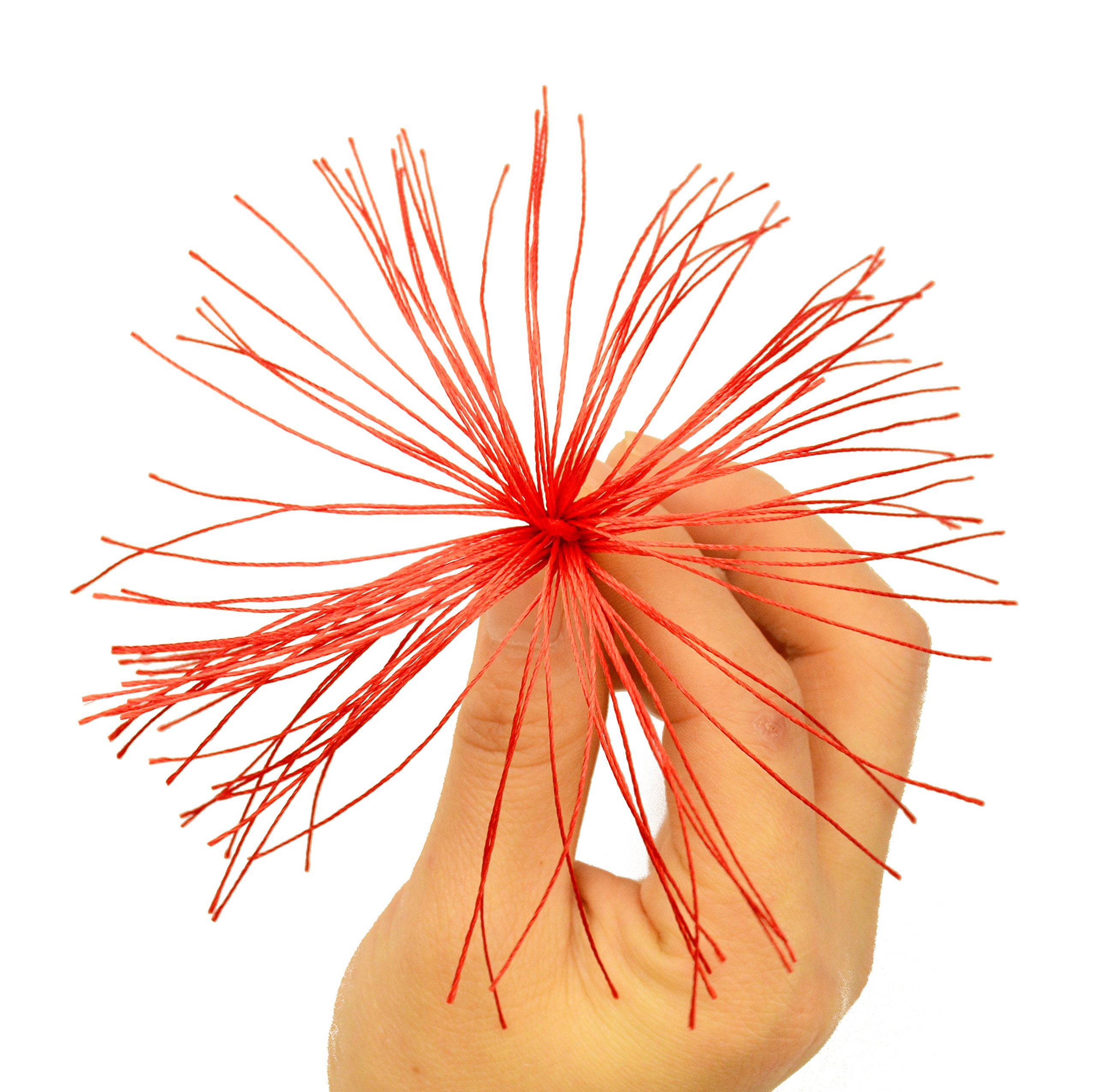 Makhry 100pcs Tassels 5 Inch Silky Floss Bookmark Tassels with Cord Loop Small Tassels for Crafts Bookmarks Jewelry Making DIY Souvenir Accessory (Red)
