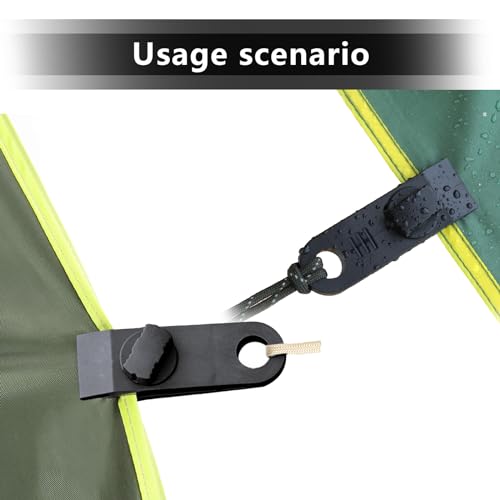 ZBGUN 20 PCS Car Windproof Clip Elastic Cord, Durable Plastic Clip Buckle ,Protect Car Cover from Blowing Off in High Winds,Universal Fit for Most Cars, Sedans, SUVs, Trucks, Vans